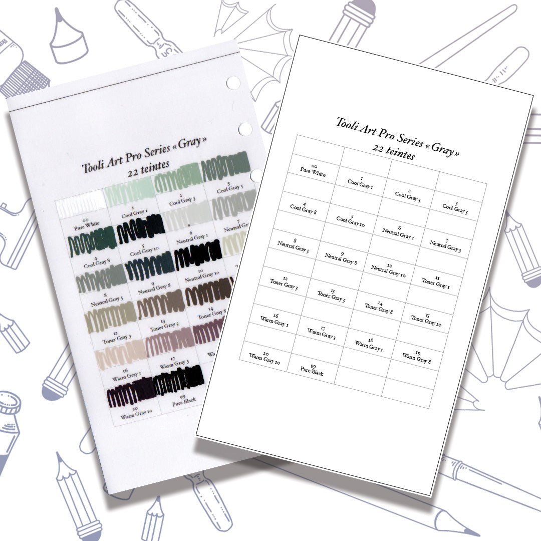 Découverte des Feutres Acryliques Tooli Art et Nuancier à Télécharger ...