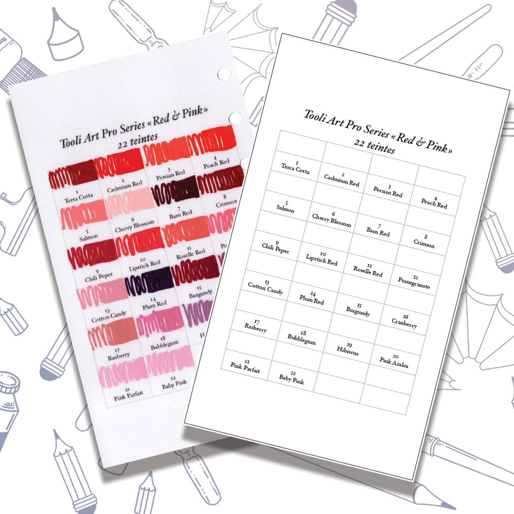 Découverte des Feutres Acryliques Tooli Art et Nuancier à Télécharger ...